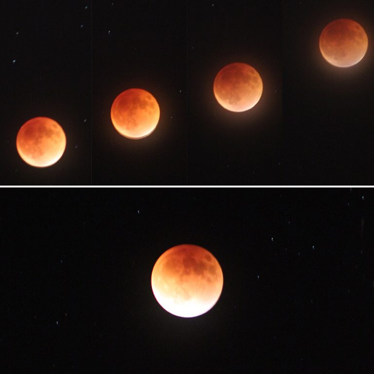 SUPERMOON AND LUNAR ECLIPSE - FLAGSTAFF, ARIZONA